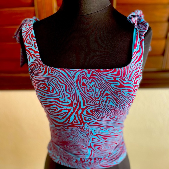 Free People | Tops | Free People Tank With Bows L | Poshmark